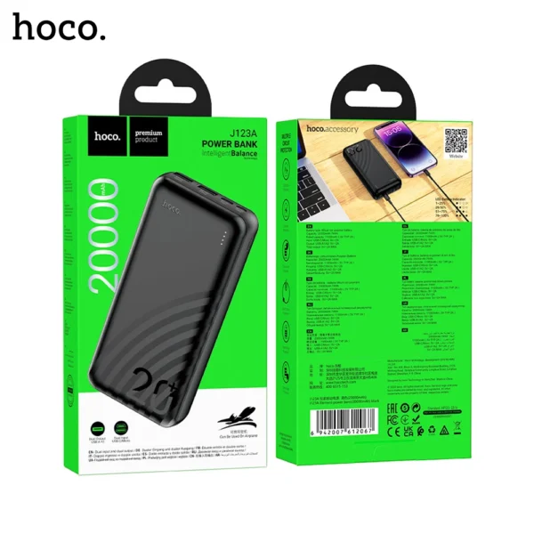 HOCO J123A Element Power Bank 20000mAh | Boltify Limited
